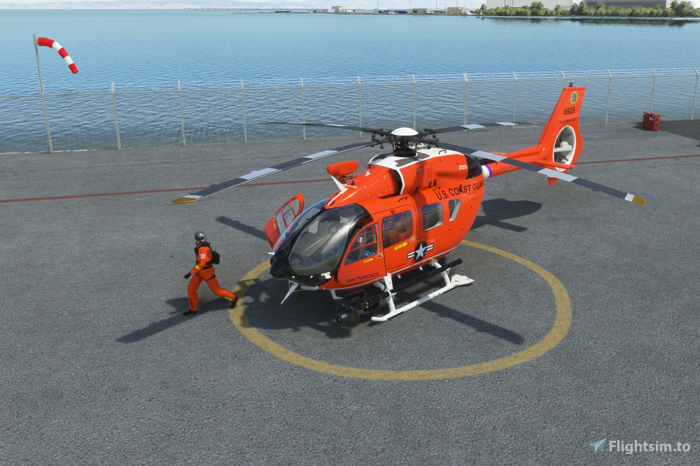HPG Airbus H145 AP Livery "USCG San Francisco EMS, Firefighting ...