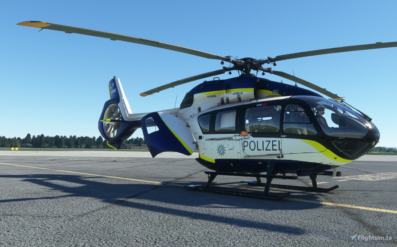 HPG H145 German Police D-HPBC Livery für Microsoft Flight Simulator | MSFS
