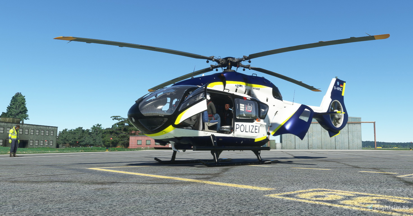 HPG H145 German Police D-HPBC Livery für Microsoft Flight Simulator | MSFS