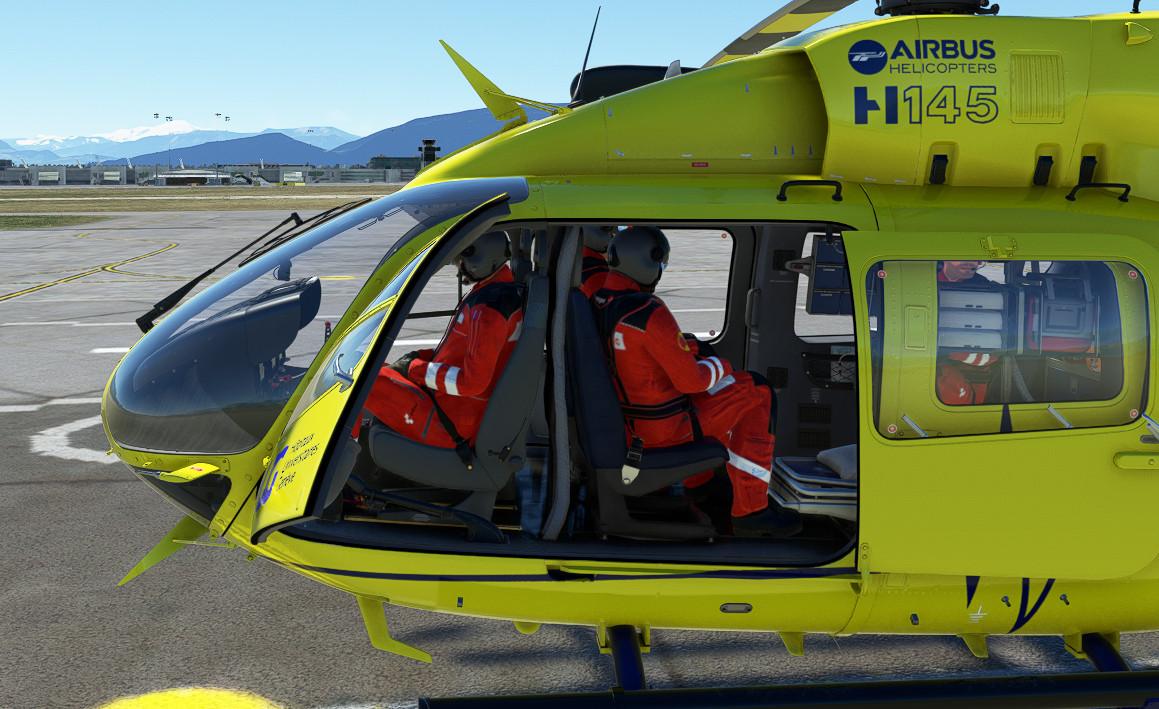 HPG H145 REGA 15 fictional HEMS edition with REGA crew [4K] for ...