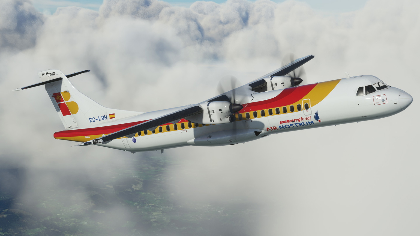 IBERIA | EC-LRH | Asobo ATR 72-600 对于 Microsoft Flight Simulator | MSFS