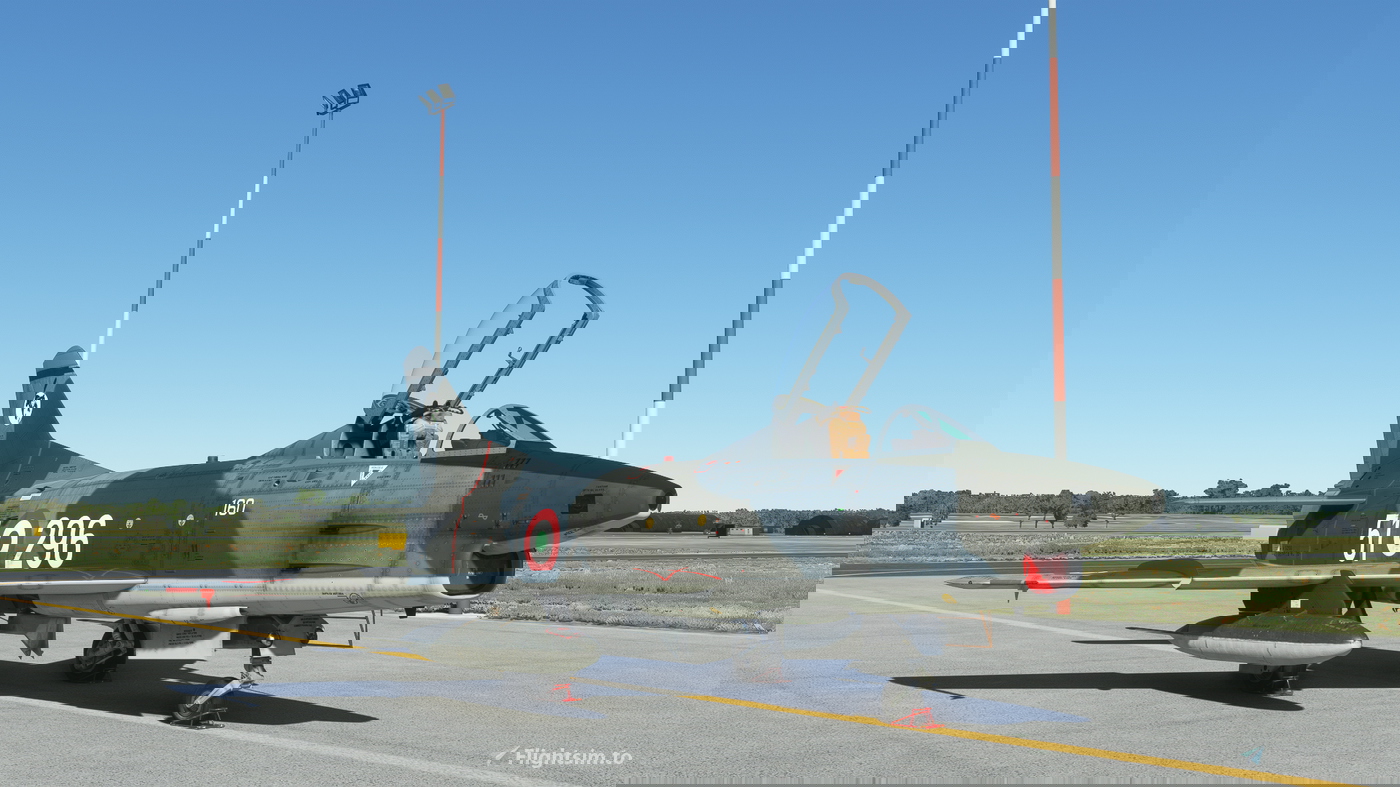 Sim Skunk Works - AERITALIA Fiat G.91 Gina 51° stormo for Microsoft Flight Simulator | MSFS