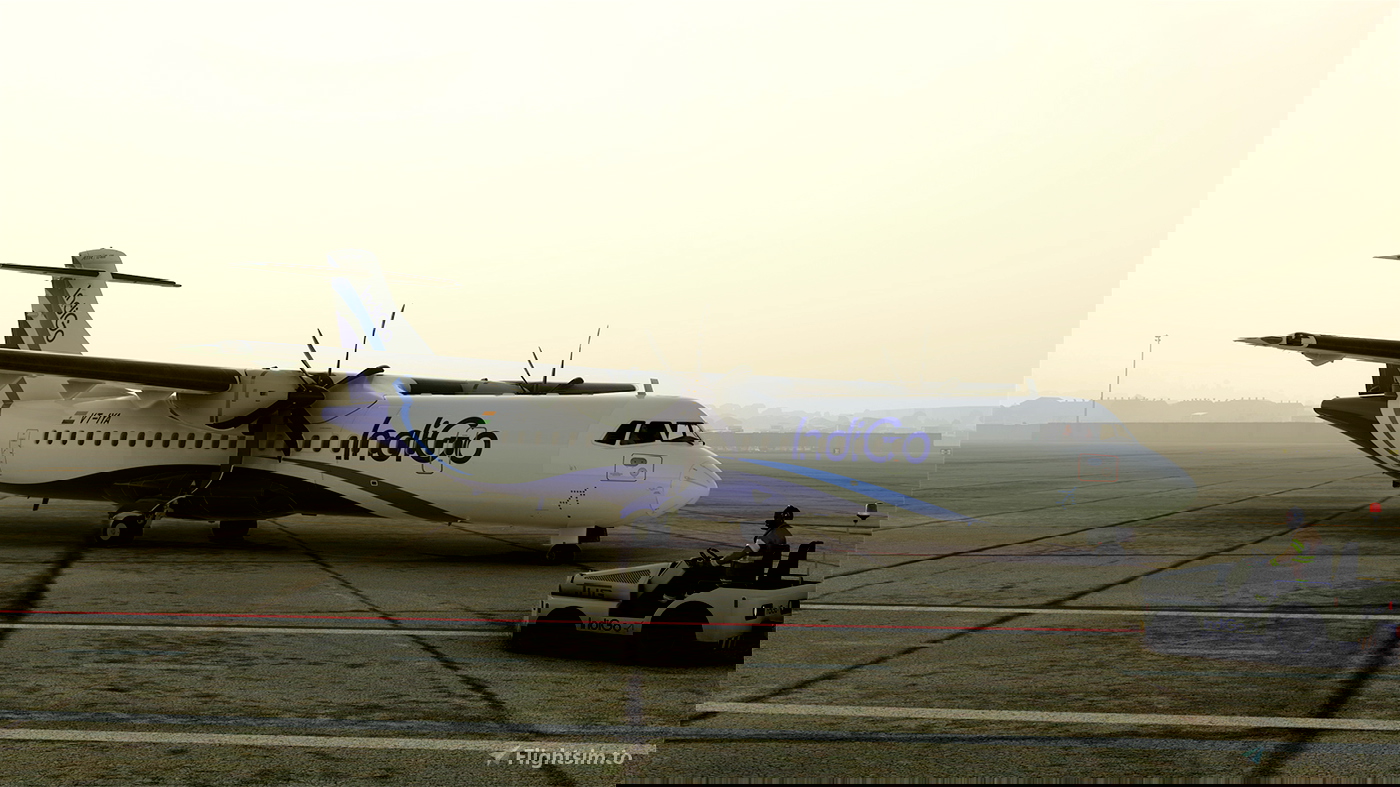 Indigo Asobo ATR 72-600 VT-IYA for Microsoft Flight Simulator | MSFS
