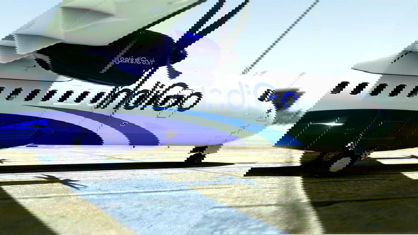 Indigo Asobo ATR 72-600 VT-IYA for Microsoft Flight Simulator | MSFS