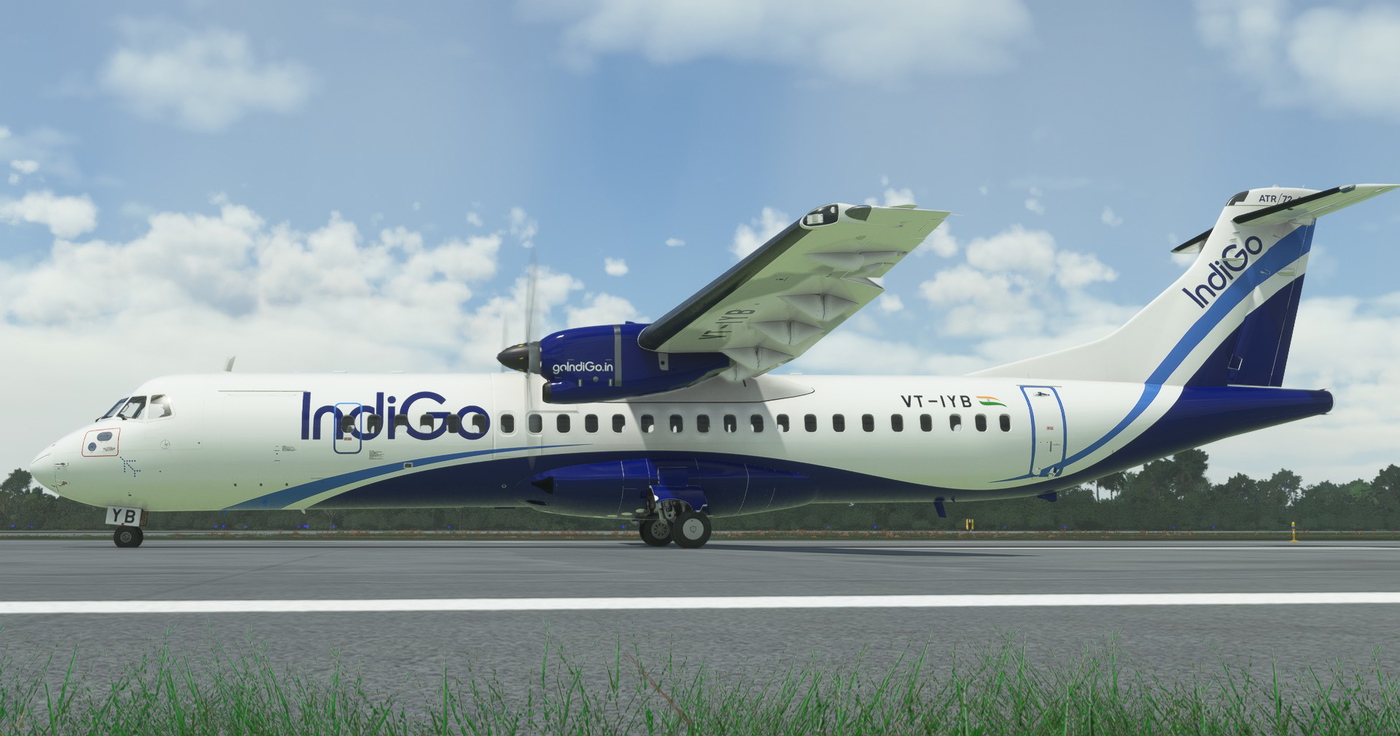 IndiGo "VT-IYB" Hans Hartmann ATR 72-600 for Microsoft Flight Simulator ...