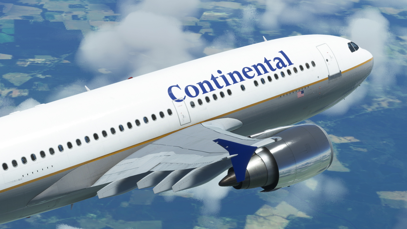 iniBuilds Airbus A310-300 Continental Airlines for Microsoft Flight ...