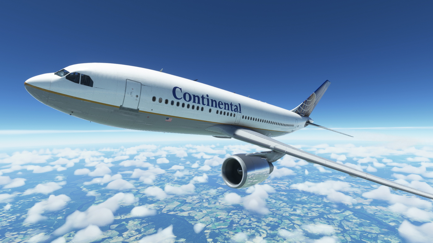 iniBuilds Airbus A310-300 Continental Airlines for Microsoft Flight ...