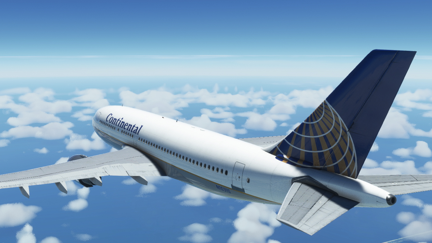 iniBuilds Airbus A310-300 Continental Airlines for Microsoft Flight ...