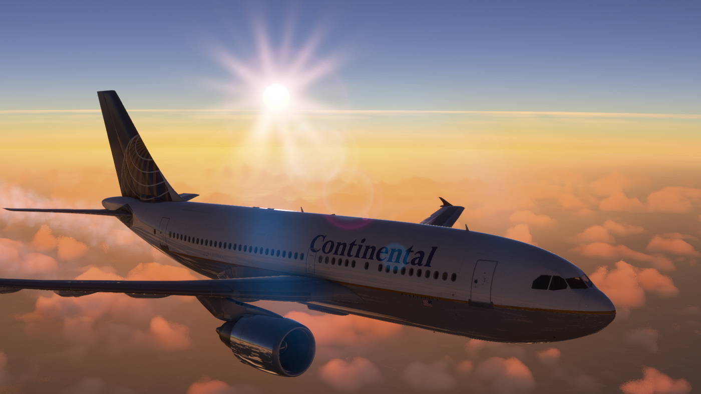 iniBuilds Airbus A310-300 Continental Airlines for Microsoft Flight ...