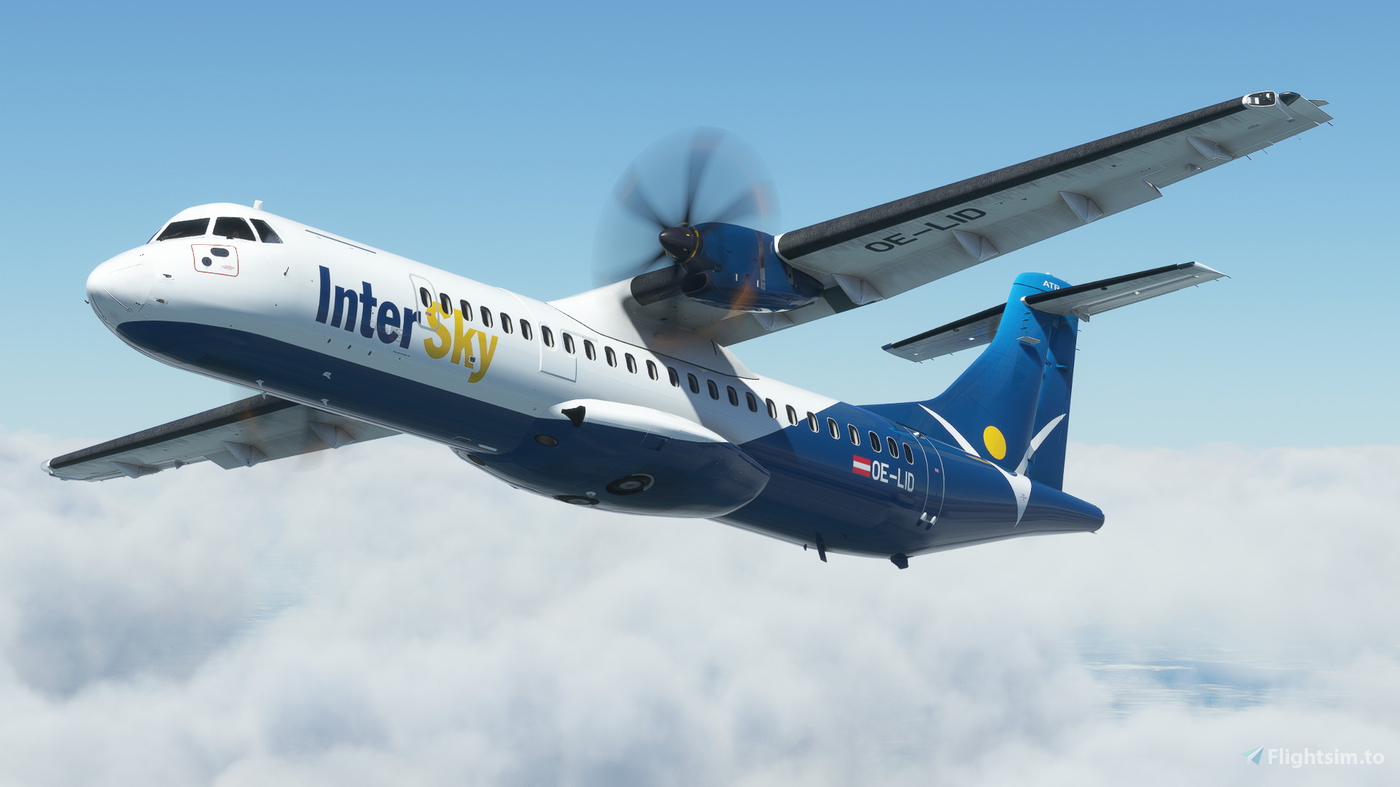 Intersky [OE-LID] Asobo ATR72 8K für Microsoft Flight Simulator | MSFS