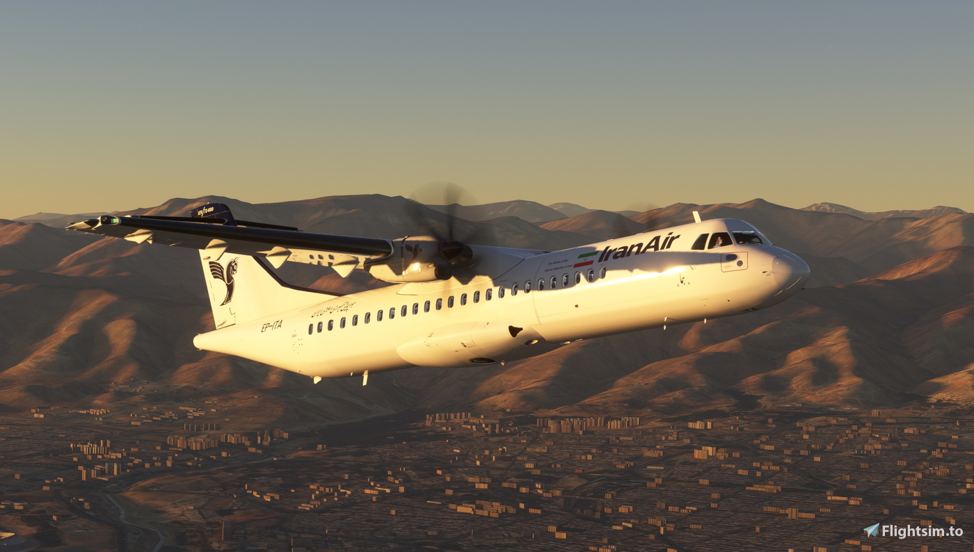 Iran Air (EP-ITA) ATR 72-600 - 8K for Microsoft Flight Simulator | MSFS
