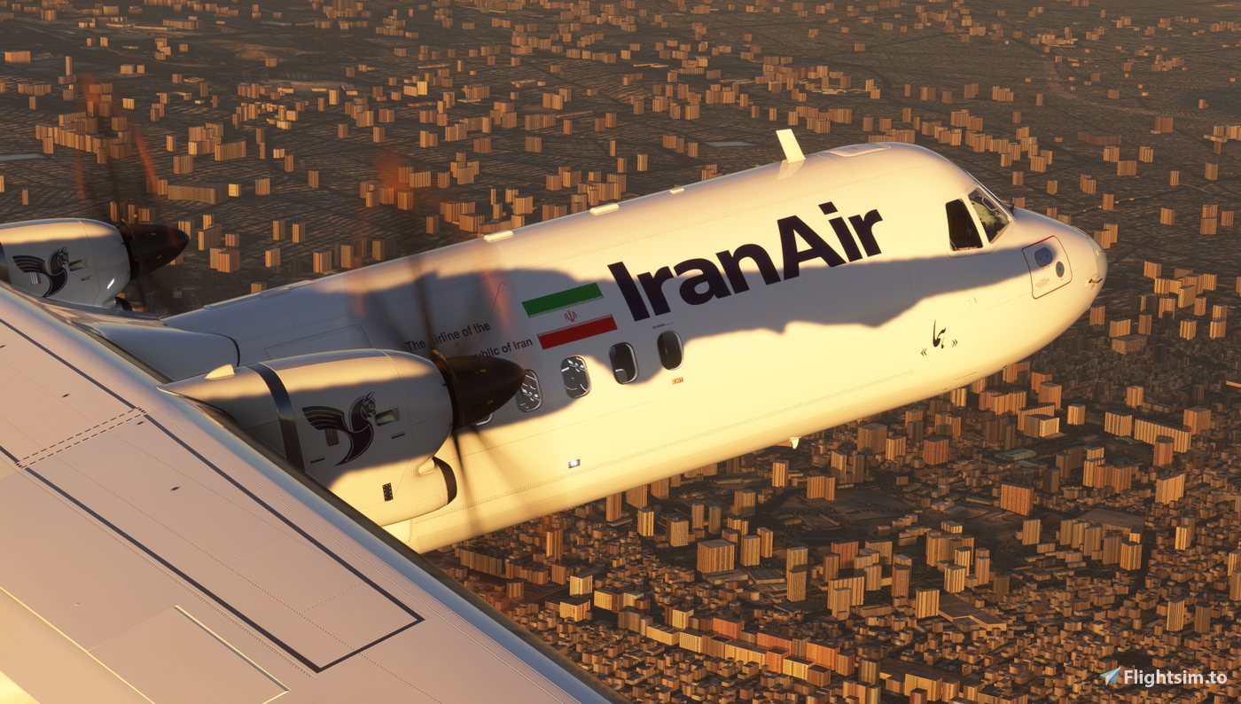 Iran Air (EP-ITA) ATR 72-600 - 8K for Microsoft Flight Simulator | MSFS