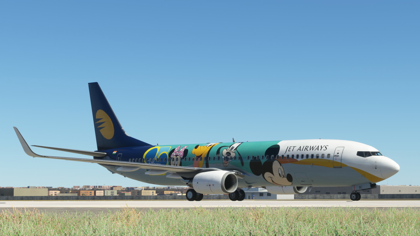 JET AIRWAYS Disneyland Special Livery 对于 Microsoft Flight Simulator | MSFS
