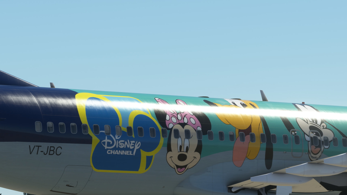 JET AIRWAYS Disneyland Special Livery 对于 Microsoft Flight Simulator | MSFS