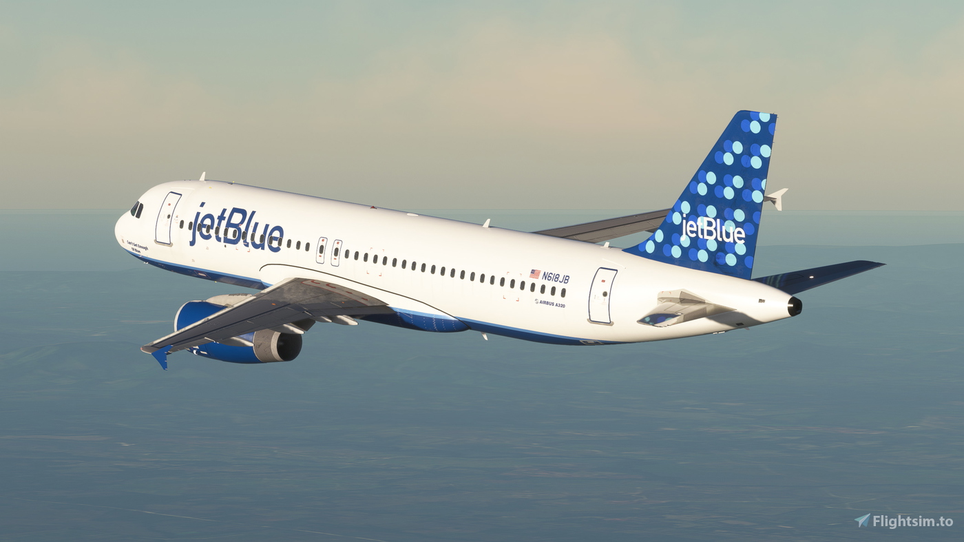 JetBlue "Bubbles" - LatinVFR A320 for Microsoft Flight Simulator | MSFS