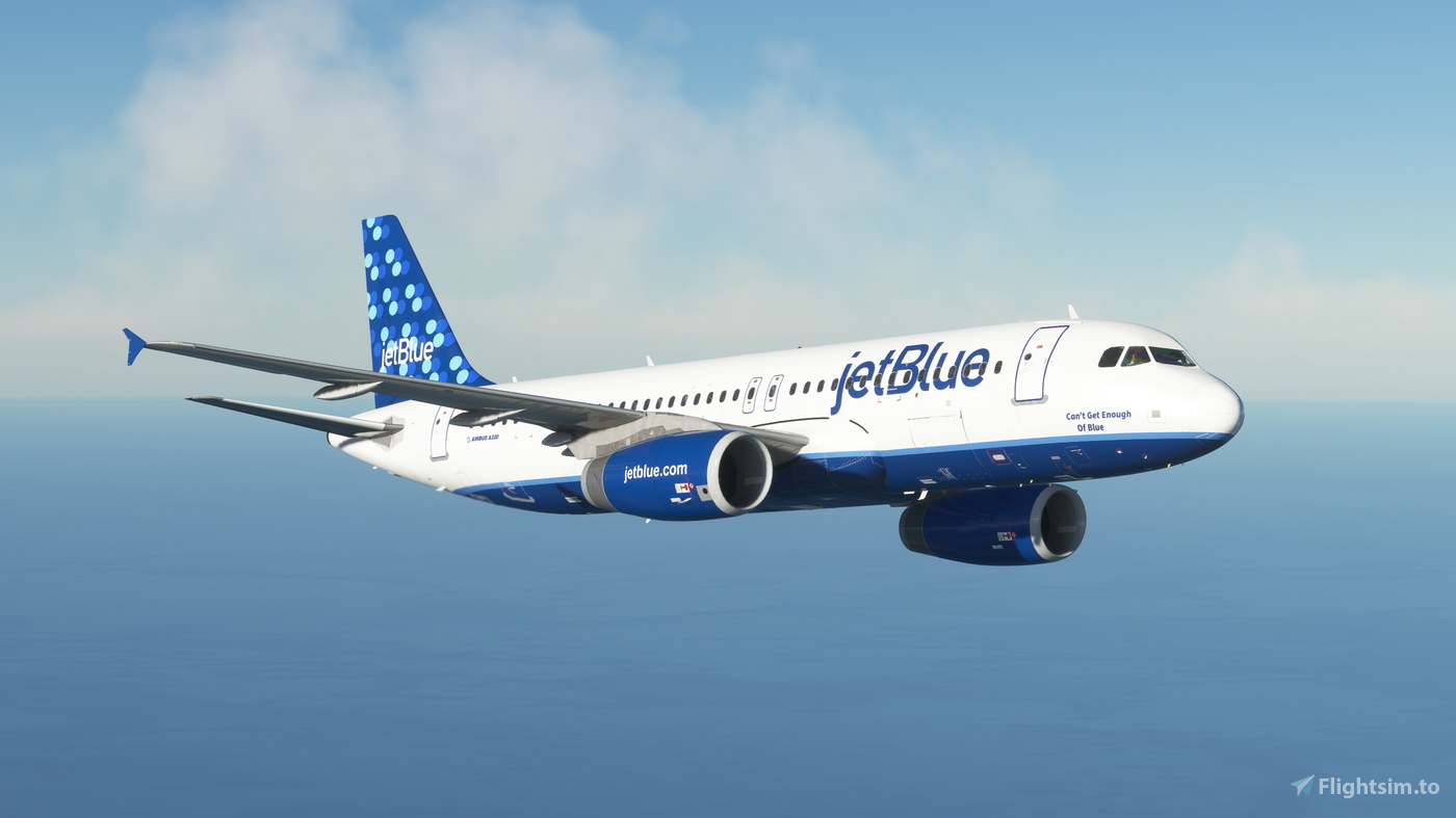 JetBlue "Bubbles" - LatinVFR A320 for Microsoft Flight Simulator | MSFS