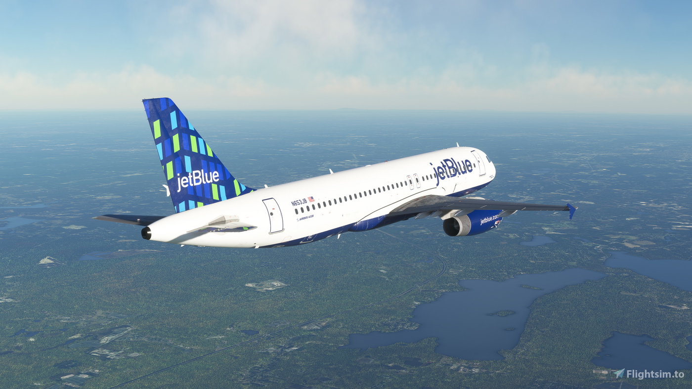 JetBlue "Highrise" - LatinVFR A320 for Microsoft Flight Simulator | MSFS
