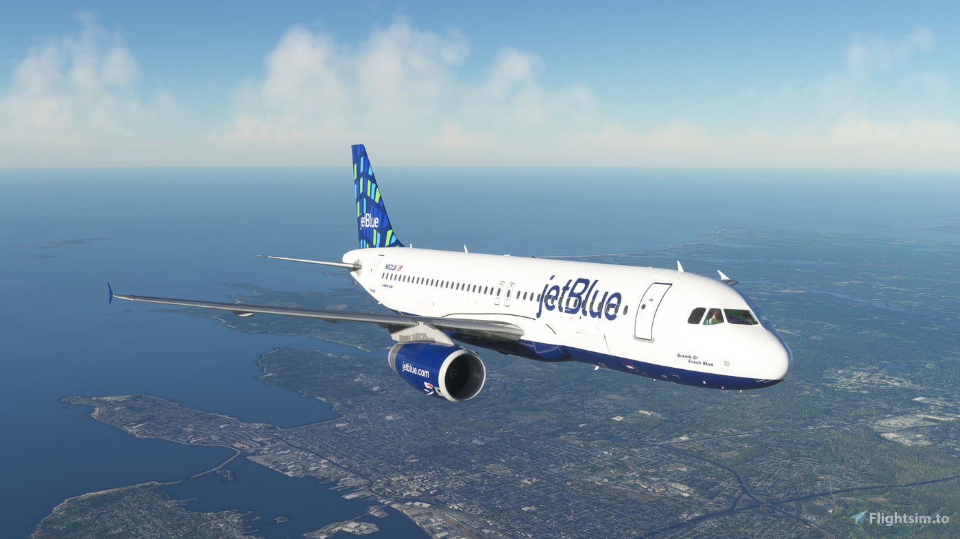 JetBlue "Highrise" - LatinVFR A320 for Microsoft Flight Simulator | MSFS