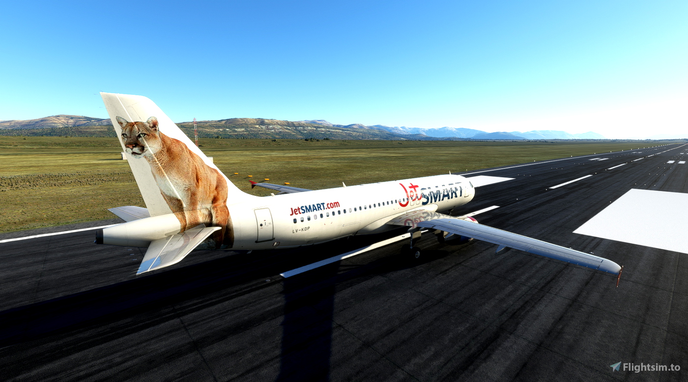 Jetsmart Argentina LV-KDP "Puma Concolor" livery for Microsoft Flight ...