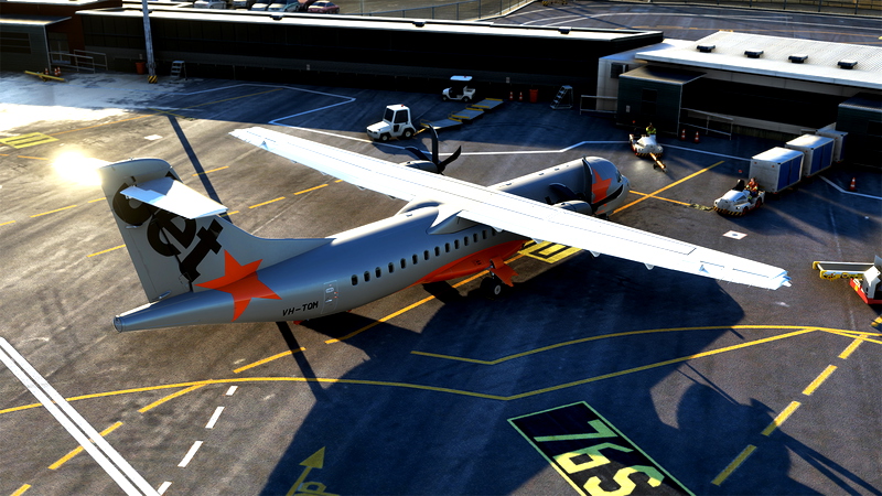 JetStar Airways Asobo ATR 72-600 VH-TQM for Microsoft Flight Simulator ...