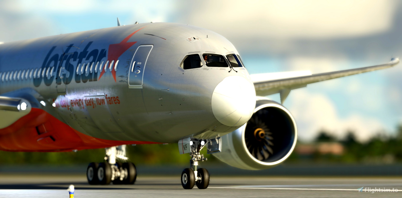 Jetstar VH-VKF | Kuro B787-8 V2 für Microsoft Flight Simulator | MSFS