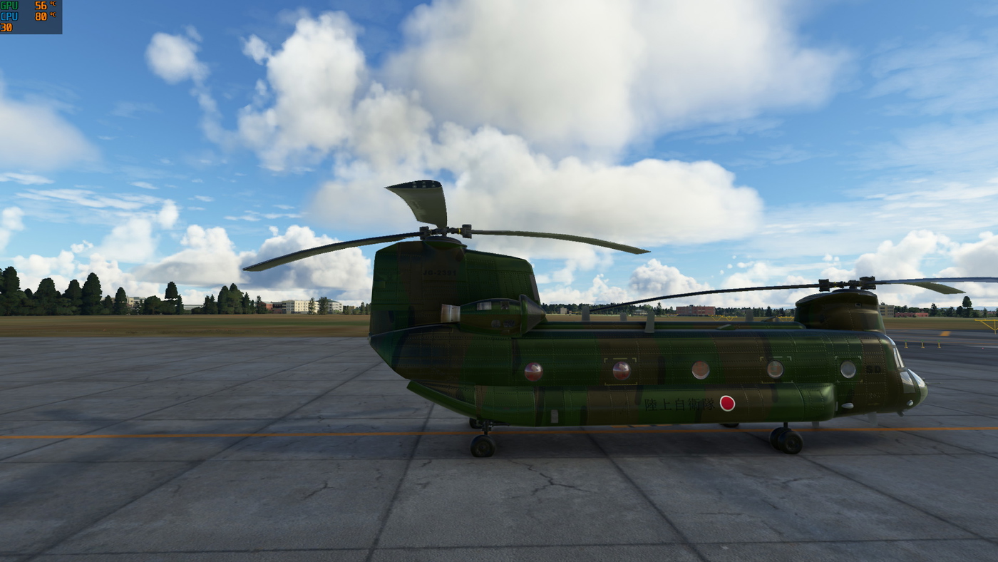 JGSDF CH-47 Chinook pour Microsoft Flight Simulator | MSFS