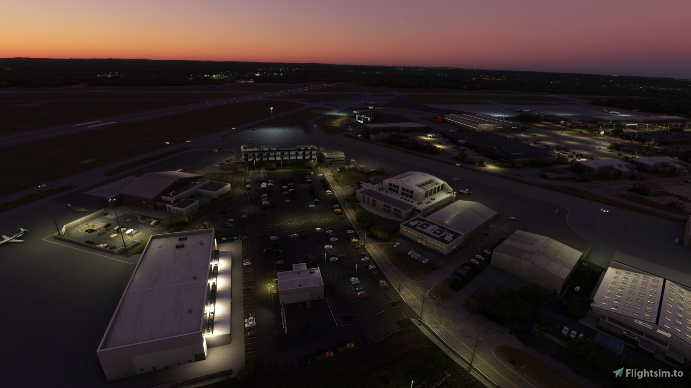 KBED - Laurence G Hanscom Field, Bedford, MA, USA for Microsoft Flight ...