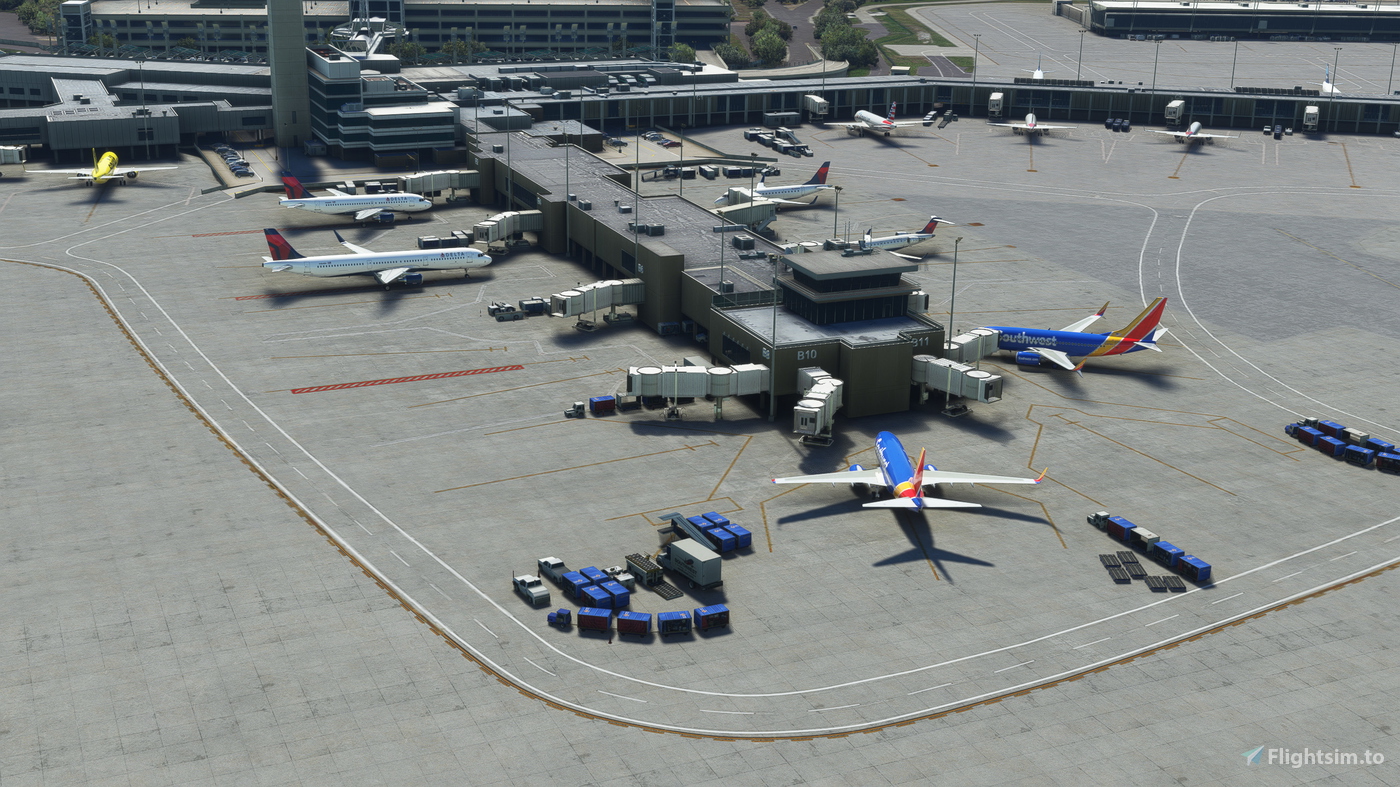 KCLE FSLTL Static Aircraft for Microsoft Flight Simulator | MSFS