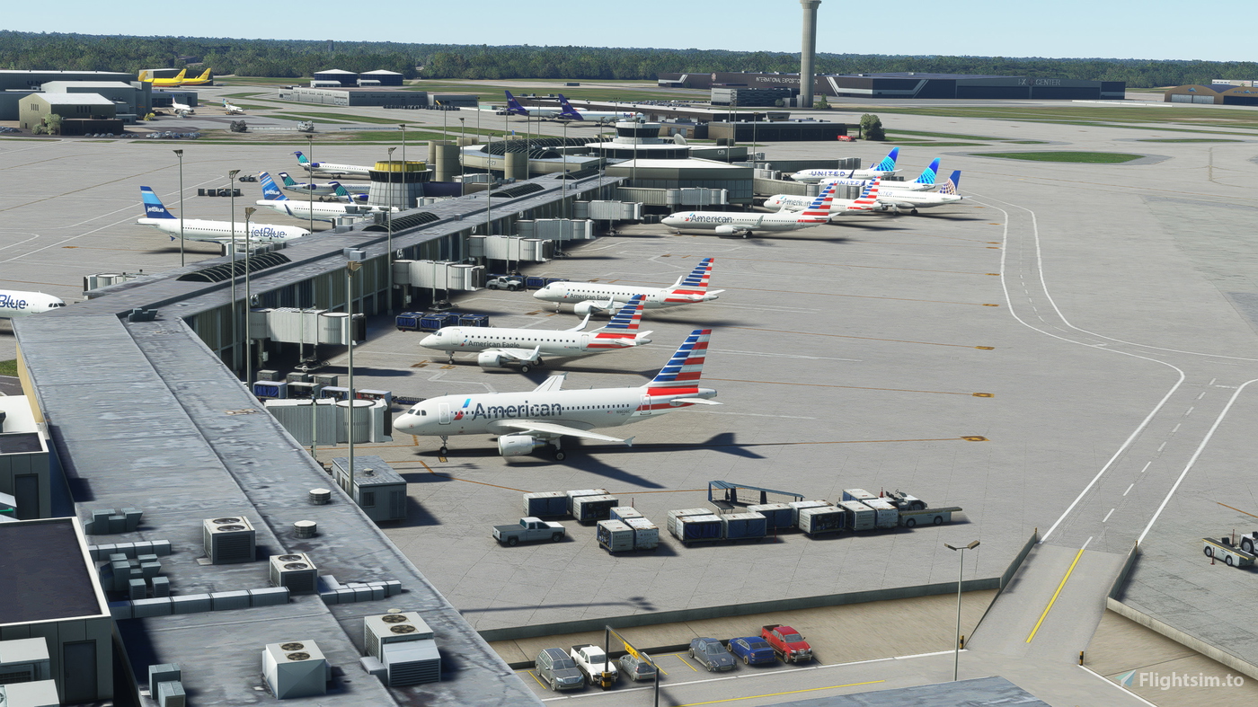 KCLE FSLTL Static Aircraft for Microsoft Flight Simulator | MSFS