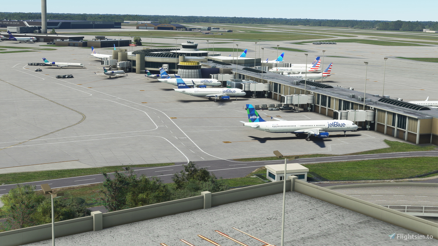 KCLE FSLTL Static Aircraft for Microsoft Flight Simulator | MSFS