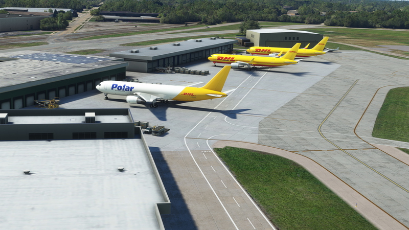 KCLE FSLTL Static Aircraft for Microsoft Flight Simulator | MSFS