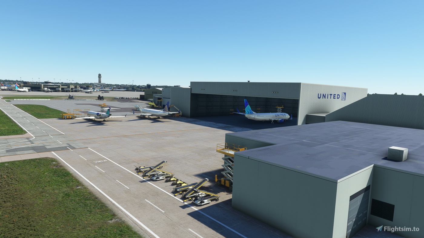 KCLE FSLTL Static Aircraft for Microsoft Flight Simulator | MSFS