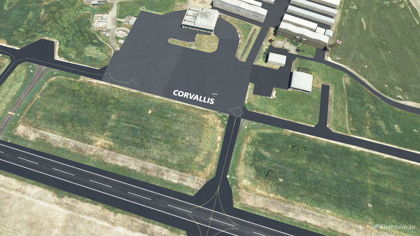 KCVO - Corvallis Municipal Airport - Oregon for Microsoft Flight ...