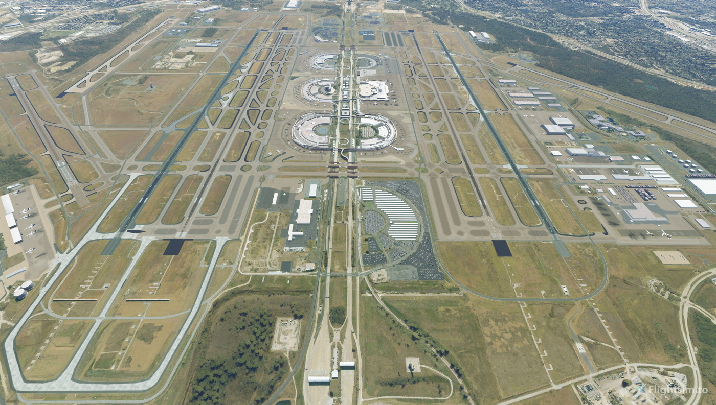 KDFW Dallas Fort Worth Updates and AI Parking Fix for Microsoft Flight ...