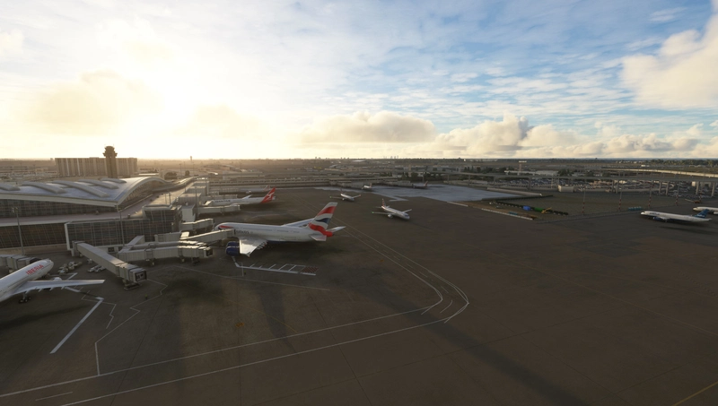 KDFW Dallas Fort Worth Updates and AI Parking Fix for Microsoft Flight ...