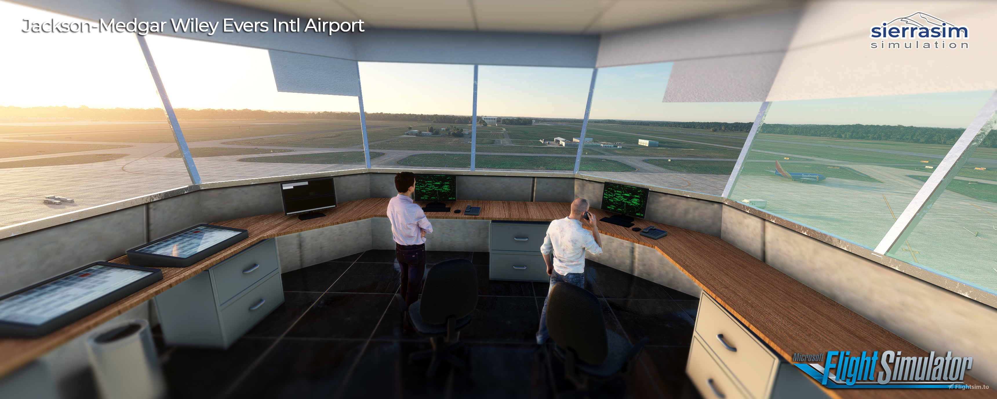 Sierrasim Simulation - KJAN - Jackson-Medgar Wiley Evers Intl. Airport ...