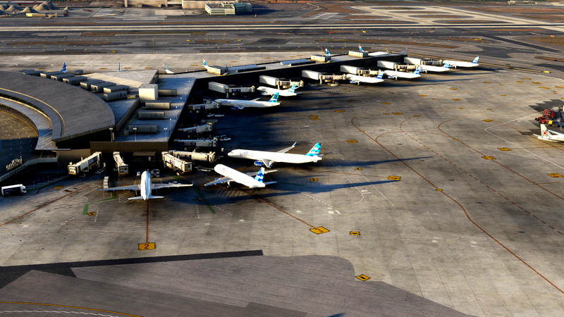 KJFK FSLTL Static Aircraft for Microsoft Flight Simulator | MSFS