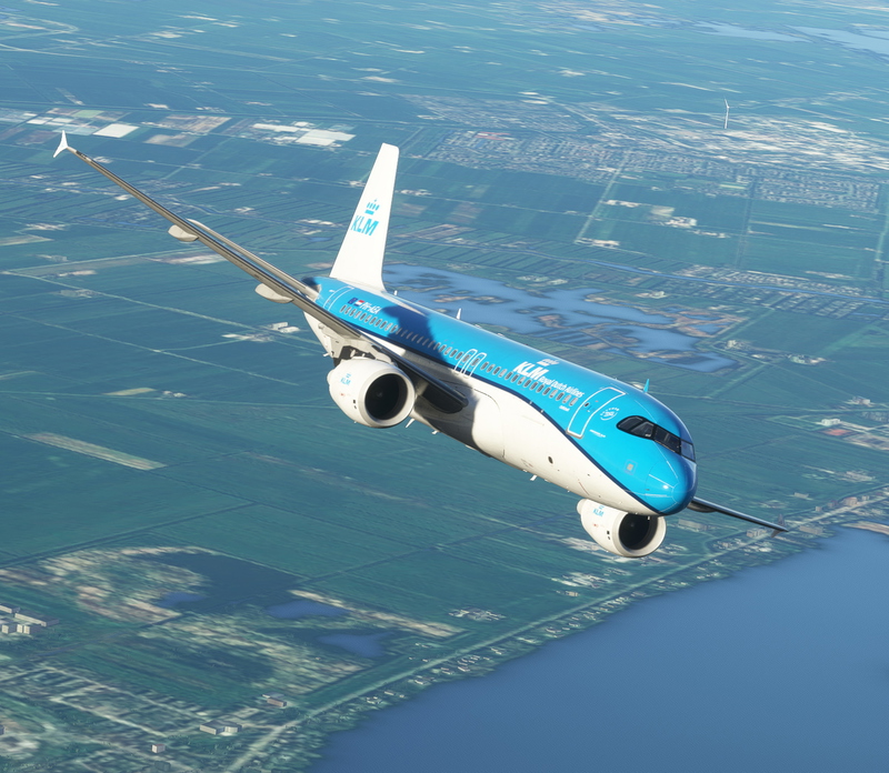 KLM Airbus A320 - PH-AEA - 8K + 4K - w/Cabin - Fenix A320 V2 for Microsoft Flight Simulator | MSFS