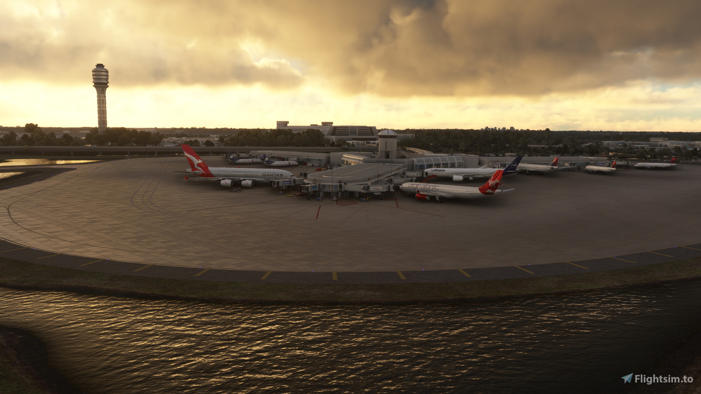 KMCO FSLTL Static Aircraft for Microsoft Flight Simulator | MSFS