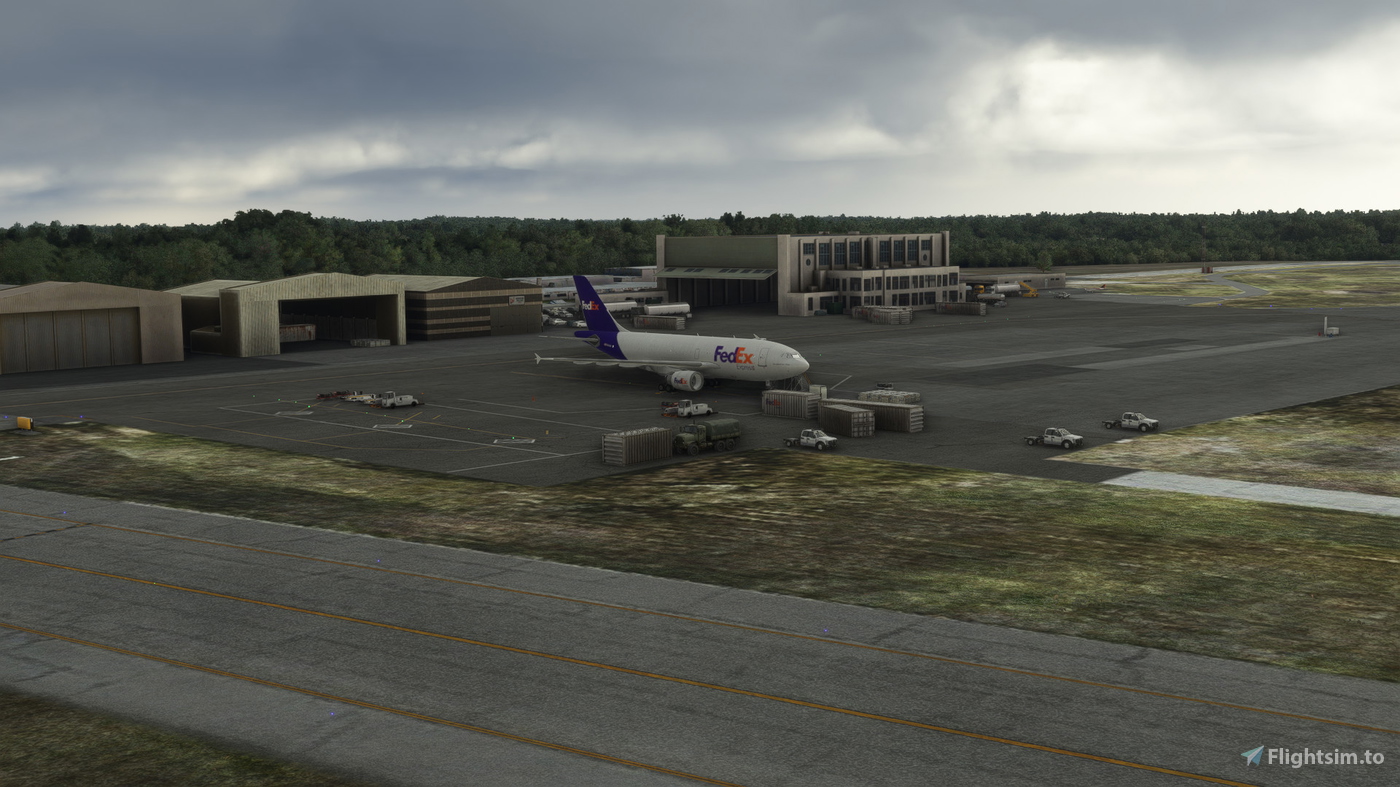 KPVD Static Aircraft for Microsoft Flight Simulator | MSFS