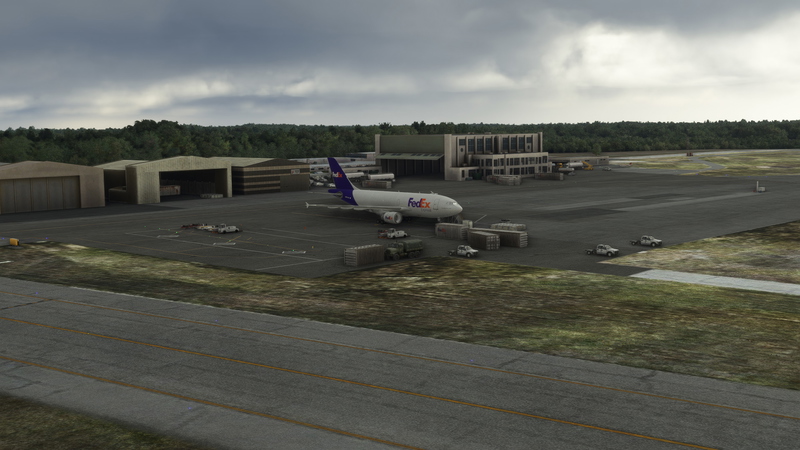 KPVD Static Aircraft for Microsoft Flight Simulator | MSFS