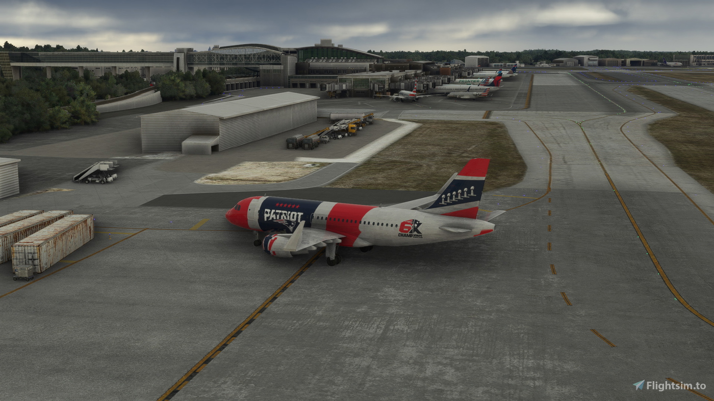 KPVD Static Aircraft for Microsoft Flight Simulator | MSFS