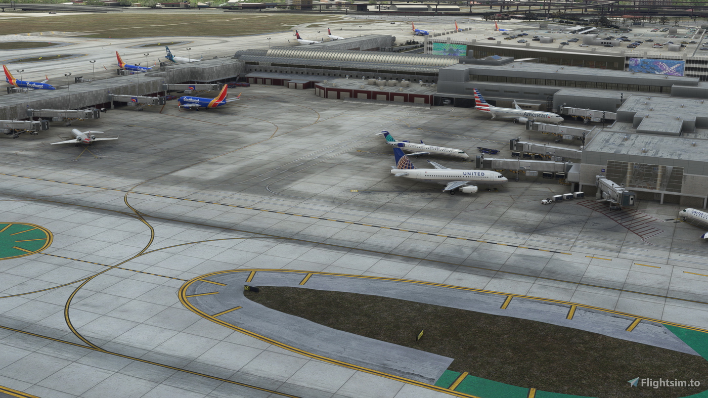 KSAT FSLTL Static Aircraft for Microsoft Flight Simulator | MSFS