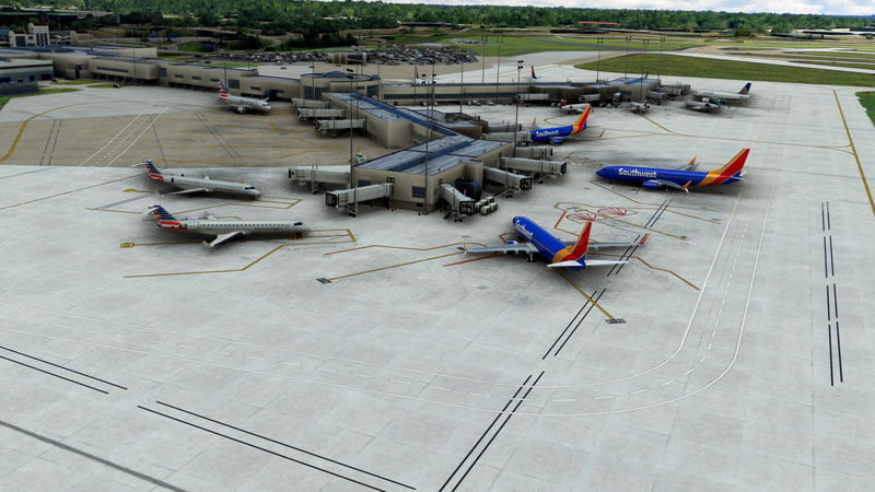 KSDF FSLTL Static Aircraft for Microsoft Flight Simulator | MSFS