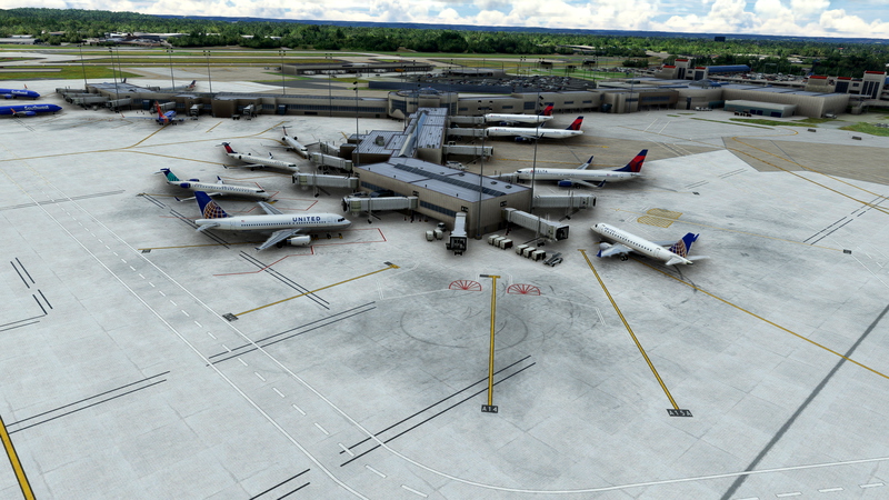 KSDF FSLTL Static Aircraft for Microsoft Flight Simulator | MSFS
