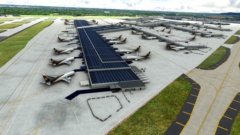 KSDF FSLTL Static Aircraft for Microsoft Flight Simulator | MSFS