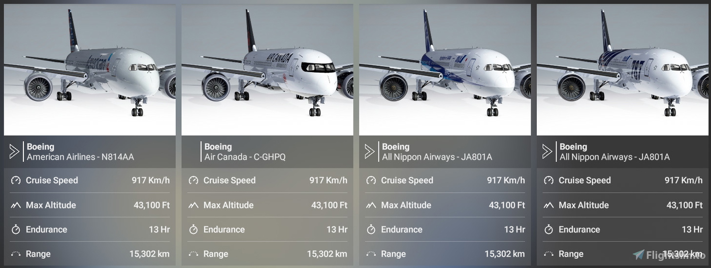 Kuro 787-8 - Default Thumbnails & UI Clean Up for Microsoft Flight ...