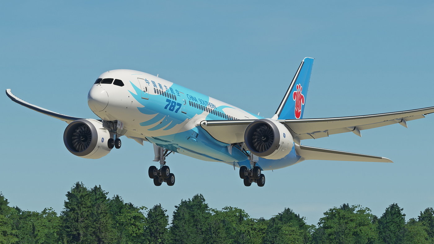 Kuro B787-8 [v3] China Southern 中国南方航空 B-2725 8k for Microsoft Flight ...