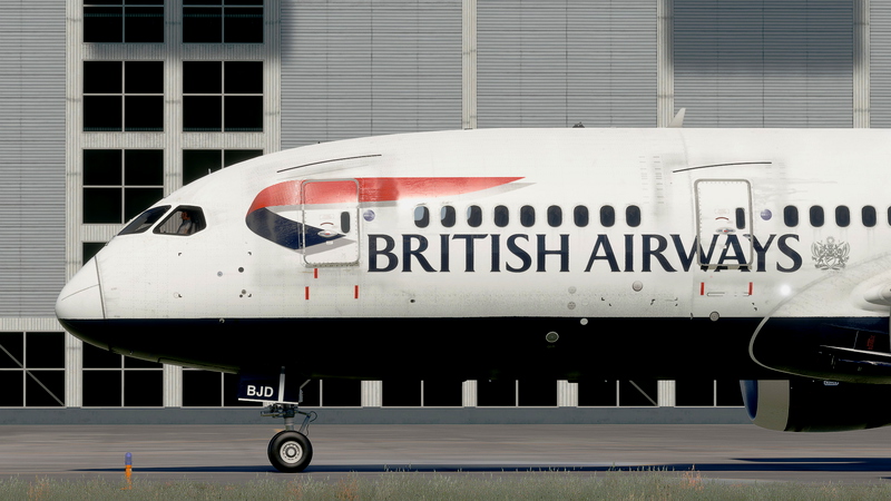Kuro B787-8 v2 - British Airways G-ZBJD (DIRTY) for Microsoft Flight Simulator | MSFS