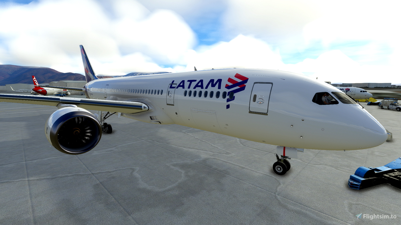 Kuro Boeing 787-8 LATAM CC-BBA for Microsoft Flight Simulator | MSFS